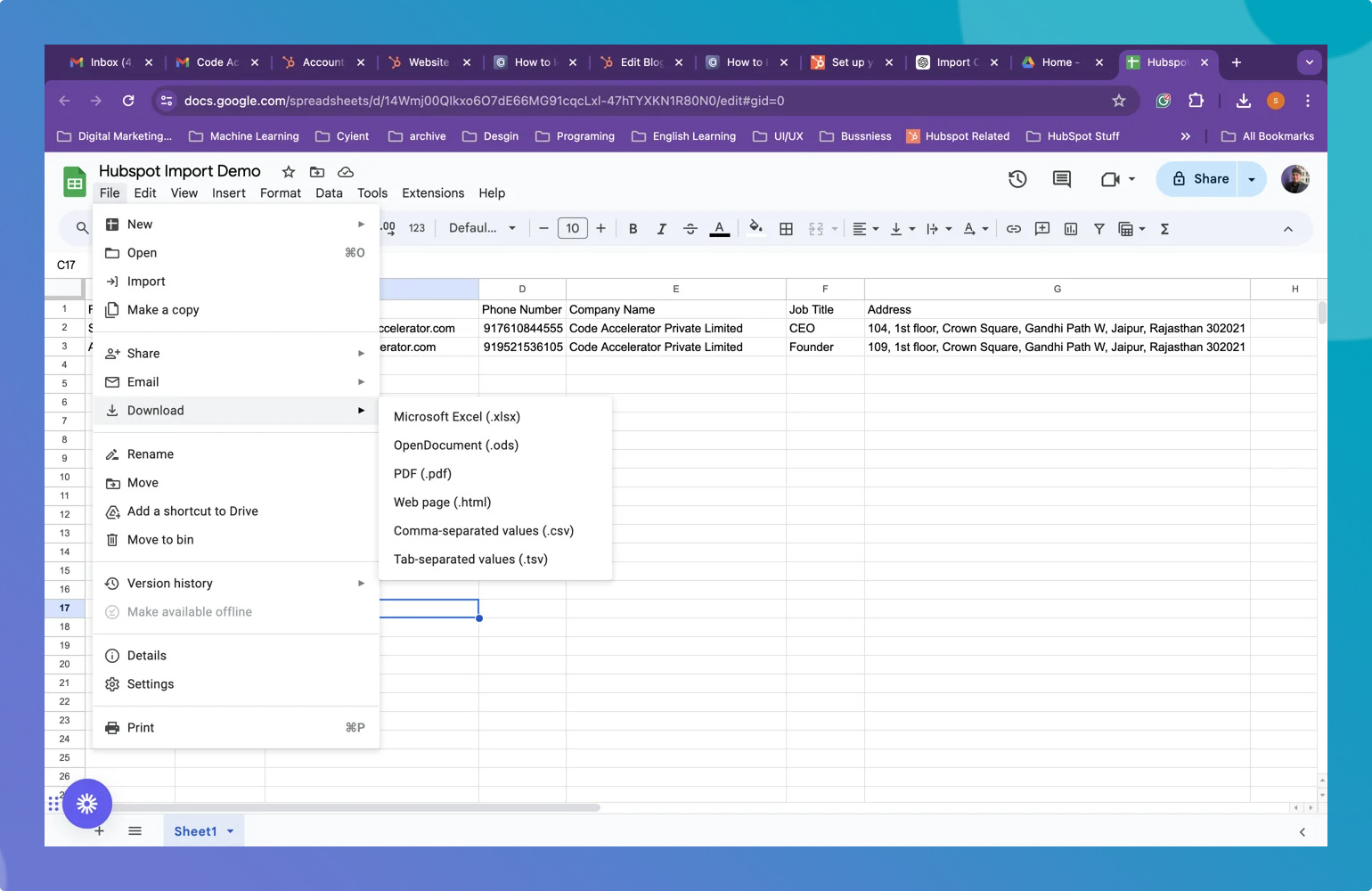 How to Import Contacts in HubSpot CRM