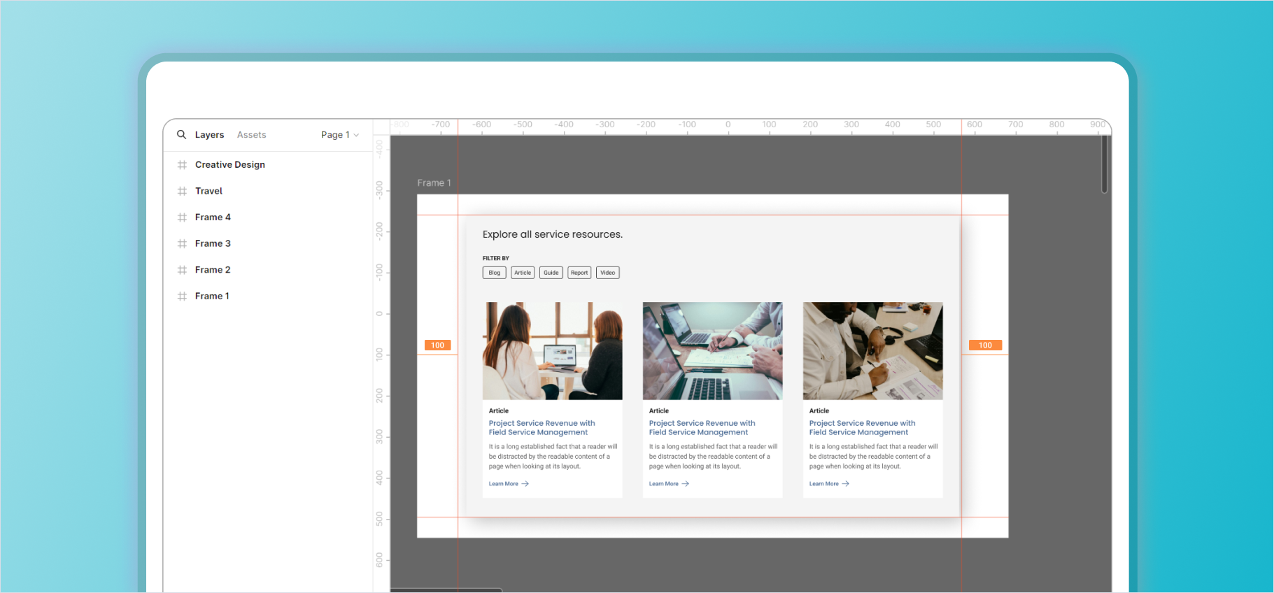 Aligning and Distributing Elements in Figma