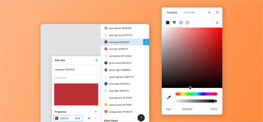 Using Colors and Styles in Figma