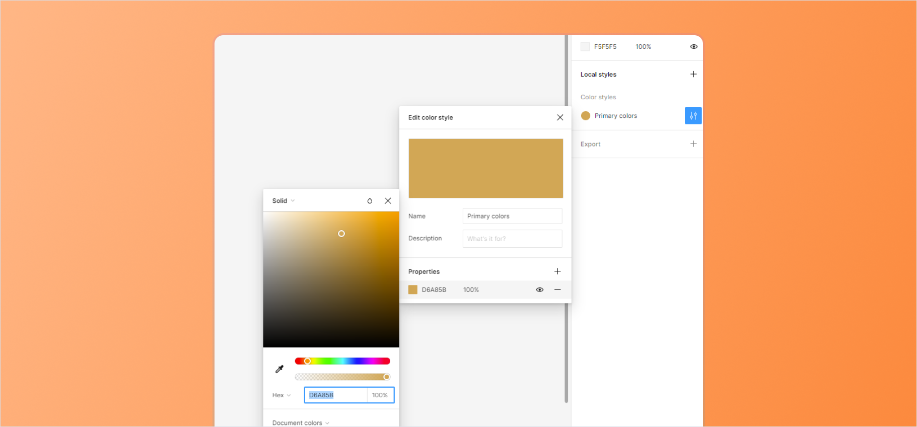 Using Colors and Styles in Figma