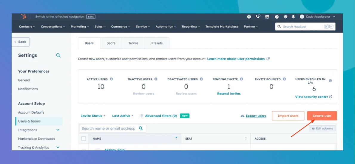 Enhancing Team Collaboration - How to Add Users in Hubspot