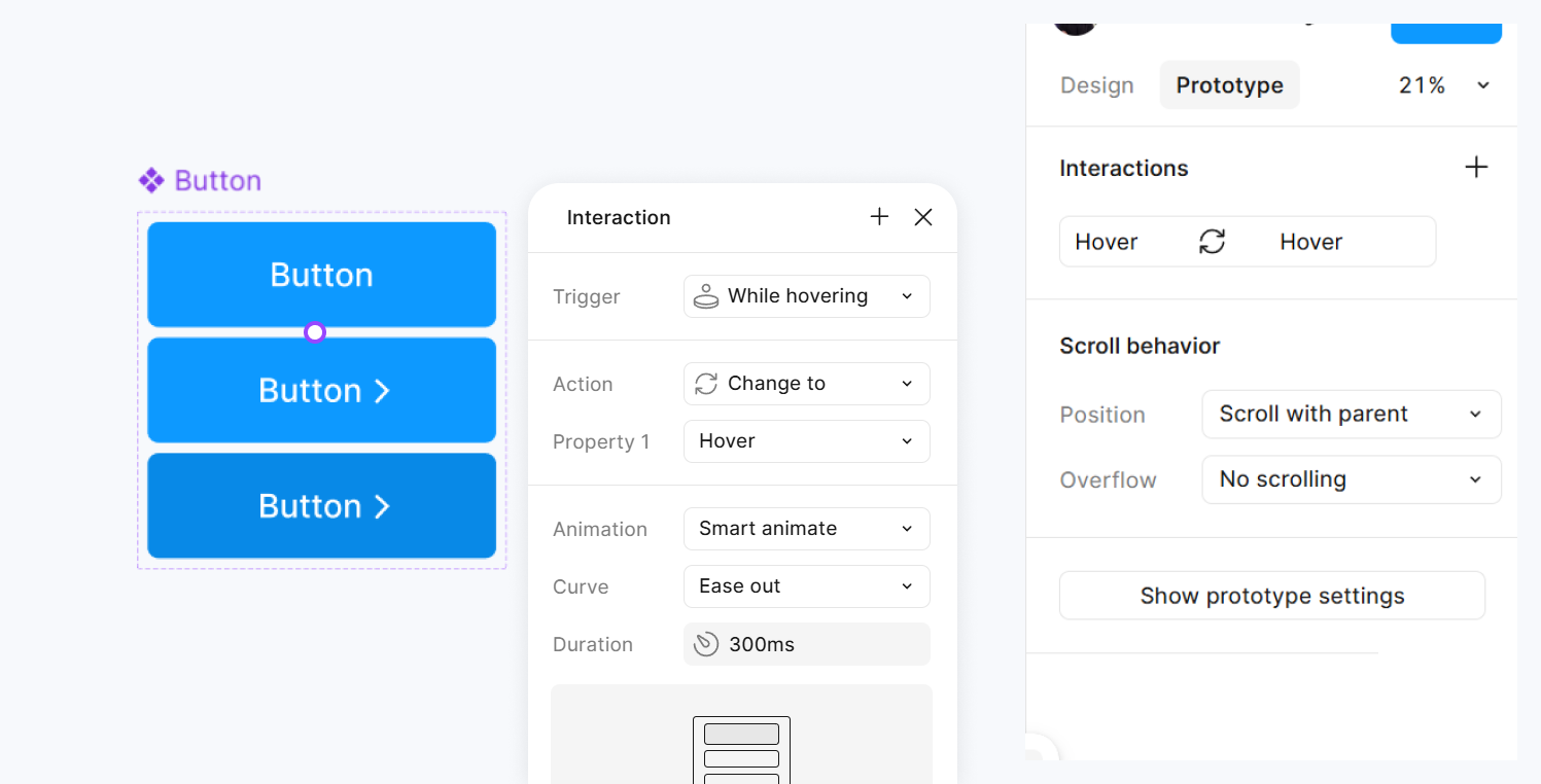 Figma Interactive Components: Build Buttons, Toggles & Menus