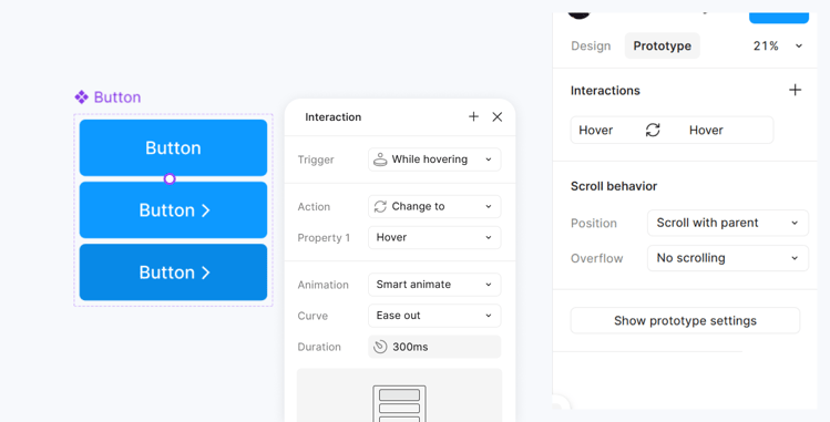 Figma Interactive Components: Build Buttons, Toggles & Menus