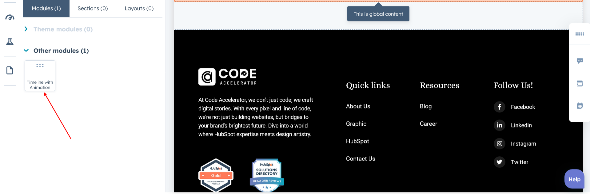 Timeline Module Documentation Page